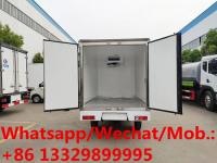 China cheapest price FOTON brand 4*2 4 wheels gasoline refrigerated minivan for sale,Chinamade smallest refrigerated truck for sale