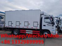 China Customized Chinamade FOTON 4*2 LHD/RHD diesel engine livestock poultry van truck for day old chick transportation for sale