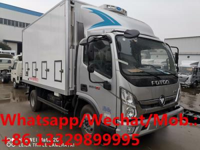 China customized FOTON AUMARK LHD 130hp 5.1m length 30,000 day old chick truck for sale, Baby birds transported vehicle for sale