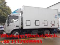 China customized FOTON AUMARK LHD 130hp 5.1m length 30,000 day old chick truck for sale, Baby birds transported vehicle for sale
