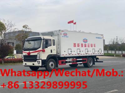 China customized HOWO 4*2 RHD 5.4m length day old birds transported truck for sale, HOT SALE! poultry baby chick van vehicle for sale