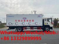 China customized HOWO 4*2 RHD 5.4m length day old birds transported truck for sale, HOT SALE! poultry baby chick van vehicle for sale