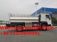 China Customized good price SINO TRUK HOWO 4*4 6 Wheels drive 6cbm food-grade stainless steel milk tanker truck for sale, for sale