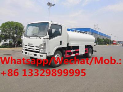 China Customized ISUZU diesel stainless steel drinking water transported vehicle for sale, foodgrade liquid food tanekr truck for sale