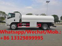 China Customized ISUZU diesel stainless steel drinking water transported vehicle for sale, foodgrade liquid food tanekr truck for sale
