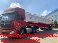 China HOT SALE! 30T farm-oriented animal feed container semitrailer, Factory sale good price livestock poultry feed pellet tan for sale
