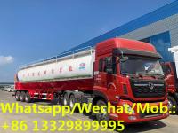 China HOT SALE! 30T farm-oriented animal feed container semitrailer, Factory sale good price livestock poultry feed pellet tan for sale