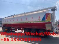 China HOT SALE! 30T farm-oriented animal feed container semitrailer, Factory sale good price livestock poultry feed pellet tan for sale