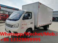 China 2021s best seller- FOTON XIANGLIN M2 gasoline refrigerated truck for sale, mini gasoline new refrigerated van vehicle for sale
