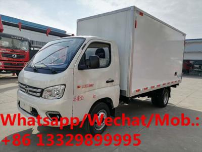 China 2021s best seller- FOTON XIANGLIN M2 gasoline refrigerated truck for sale, mini gasoline new refrigerated van vehicle for sale