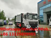China HOT SALE!biggest volume 20cbm garbage compactor truck, Dongfeng diesel 20cbm compacted garbage vehicle for sale for sale