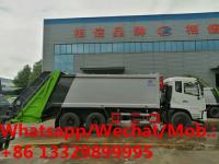 China HOT SALE!biggest volume 20cbm garbage compactor truck, Dongfeng diesel 20cbm compacted garbage vehicle for sale for sale
