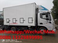 China NEW best price FOTON AUMARK 4*2 RHD 5.1m length 35,000 day old birds transported truck for sale, baby chick van vehicle for sale