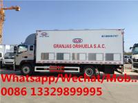 China Customized FOTON AUMARK 4*2 LHD 220hp diesel 50,00-60,000 day old chick transported truck for sale, baby birds vehicle for sale
