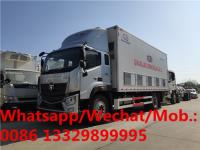 China Customized FOTON AUMARK 4*2 LHD 220hp diesel 50,00-60,000 day old chick transported truck for sale, baby birds vehicle for sale