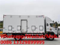 China Customized FOTON AUMARK 4*2 RHD 220hp diesel 50,00-60,000 day old chick transported truck for sale, baby chick van truck for sale