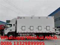 China Customized FOTON AUMARK 4*2 RHD 220hp diesel 50,00-60,000 day old chick transported truck for sale, baby chick van truck for sale