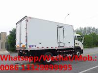 China customized SINO TRUK HOWO 4*2 LHD 7T refrigerated truck for sale, Cheaper price new HOWO reefer van vehicle for sale for sale