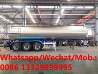 China HOT SALE! New designed 33T stainless steel fresh milk tanker semitrailer, Cheaper price liquid food transported tanker for sale
