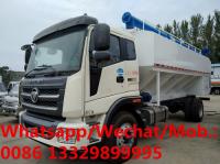 China New FOTON AUMARK 4*2 RHD 220hp Euro 2 22cbm animal feed pellet vehicle for sale, farm-oriented bulk feed container truck for sale