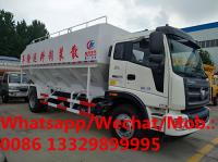 China New FOTON AUMARK 4*2 RHD 220hp Euro 2 22cbm animal feed pellet vehicle for sale, farm-oriented bulk feed container truck for sale