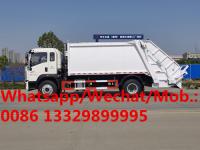 China Customized SINO TRUK HOWO 4*2 RHD12CBM garbage compactor truck for sale, 10T compacted garbage vehicle for KENYA for sale