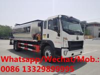 China Customized SINO TRUK HOWO LHD 160hp diesel 10cbm asphalt distributing vehicle for sale, HOWO bitumen distributing vehic for sale