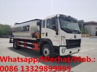 China customized HOWO 4*2 RHD 10,000L mobile asphalt distributing tanker truck for sale, Factory sale good price bitument tank for sale