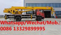 China HOT SALE!new good price FOTON 4*2 LHD 16T mobile crane truck,Factory sale price 16T  truck crane for sale for sale