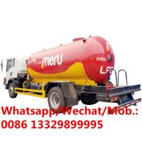 China customized HOWO LHD/RHD 8,000L BOBTAIL LPG GAS TRUCK for sale, Best price lpg gas dispensing vehicle for sale for sale