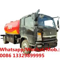 China customized HOWO LHD/RHD 8,000L BOBTAIL LPG GAS TRUCK for sale, Best price lpg gas dispensing vehicle for sale for sale