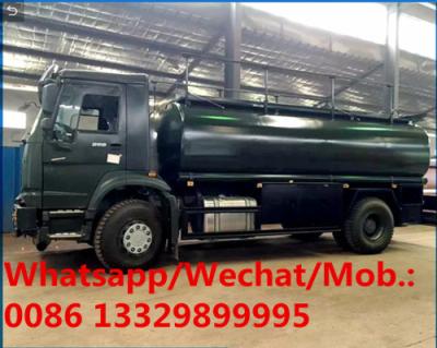 China HOT SALE!  SINO TRUK HOWO 4*2 LHD/RHD 266hp 15cbm mobile oil tanker truck for sale, Customized bobtail lpg gas vehicle for sale