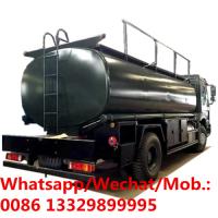 China HOT SALE!  SINO TRUK HOWO 4*2 LHD/RHD 266hp 15cbm mobile oil tanker truck for sale, Customized bobtail lpg gas vehicle for sale