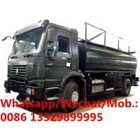 China HOT SALE!  SINO TRUK HOWO 4*2 LHD/RHD 266hp 15cbm mobile oil tanker truck for sale, Customized bobtail lpg gas vehicle for sale