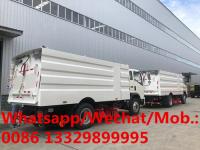 China customized HOWO road sweeping vehicle for sale, HOT SALE! stainless steel best price street sweeper for sale