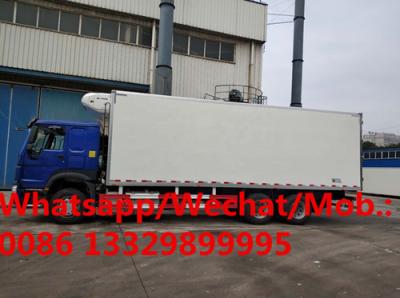 China Customized SINO TRUK HOWO 6*4 336hp diesel 20T refrigerated truck for sale, Good price HOWO cold room van truck for sale for sale