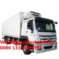 China Customized SINO TRUK HOWO 6*4 336hp diesel 20T refrigerated truck for sale, Good price HOWO cold room van truck for sale for sale