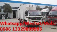 China Customized FOTON AUMARK 4*2 LHD 108hp diesel refrigerated truck for sale, 4T FOTON AUMARK cold room vna truck for sale for sale