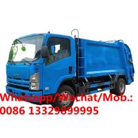 China Cheaper price ISUZU 5cbm-10cbm compacted garbage truck for sale, China ISUZU garbage compacted vehicle supplier for sale for sale