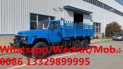 China Customized dongfeng long head 6*6 190hp diesel  cargo stake carrier for sale,cross-field off road lorry vehicle for sale