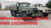 China Customized dongfeng long head 6*6 190hp diesel  cargo stake carrier for sale,cross-field off road lorry vehicle for sale