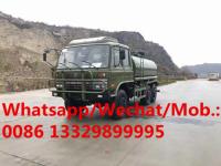 China high quality and best price dongfeng 6*6 off road  water tanker truck for sale,cross-field dirnking water truck for sale