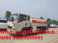 China HOWO 4*2 truck fuel tank 5000 liters fuel tanker truck and oil tanker truck for sale, FUEL DISPENSING TRUCK FOR SALE for sale
