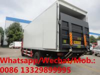 China HOT SALE! 10T-15T dongfeng refrigerated truck for fresh seafish transportation, good price cold van truck with shelves for sale