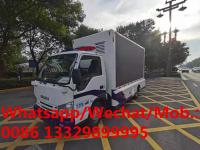 China customized ISUZU diesel P4 mobile LED screen vehicle for outdoor advertising, Best price outdoor LED vehicle for sale for sale
