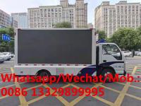 China customized ISUZU diesel P4 mobile LED screen vehicle for outdoor advertising, Best price outdoor LED vehicle for sale for sale