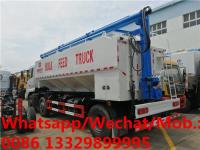 China 2021s best selling-Dongfeng 10T hydraulic discharging bulk feed transported truck for sale, 20CBM feed pellet vehicle for sale