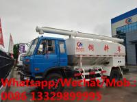 China 2021s best selling-Dongfeng 10T hydraulic discharging bulk feed transported truck for sale, 20CBM feed pellet vehicle for sale