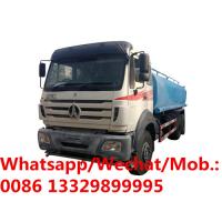 China beiben 6*4 20m3 20000 liters water transport tank spray bowser truck, cistern tanker transported vehicle for sale for sale