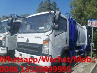 China Customized SINO TRUK HOWO 8CBM compacted garbage truck for sale, 5T Compressed garbage truck supplier in China, for sale